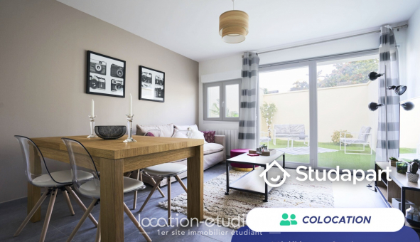 Chambre dans une colocation de 12m2 en colocation à Amiens - 410.00