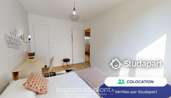 Chambre dans une colocation de 12m2 en colocation à Lyon 5ème arrondissement - 495.00