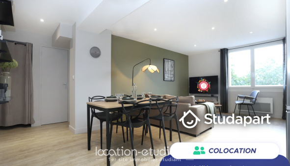 Chambre dans une colocation de 14m2 en colocation à Rennes - 495.00