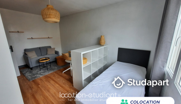 Chambre dans une colocation de 12m2 en colocation à Rennes - 450.00